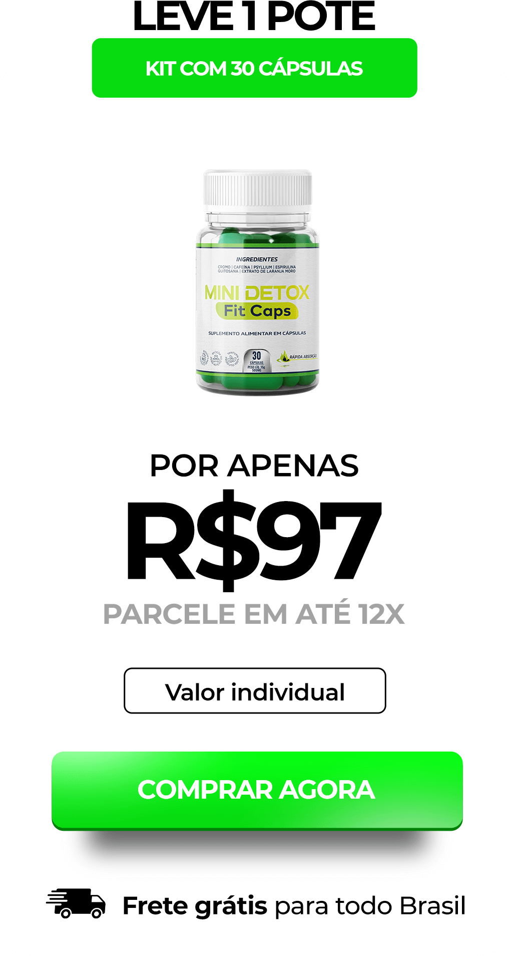 Mini Detox Fit Caps - Site Oficial